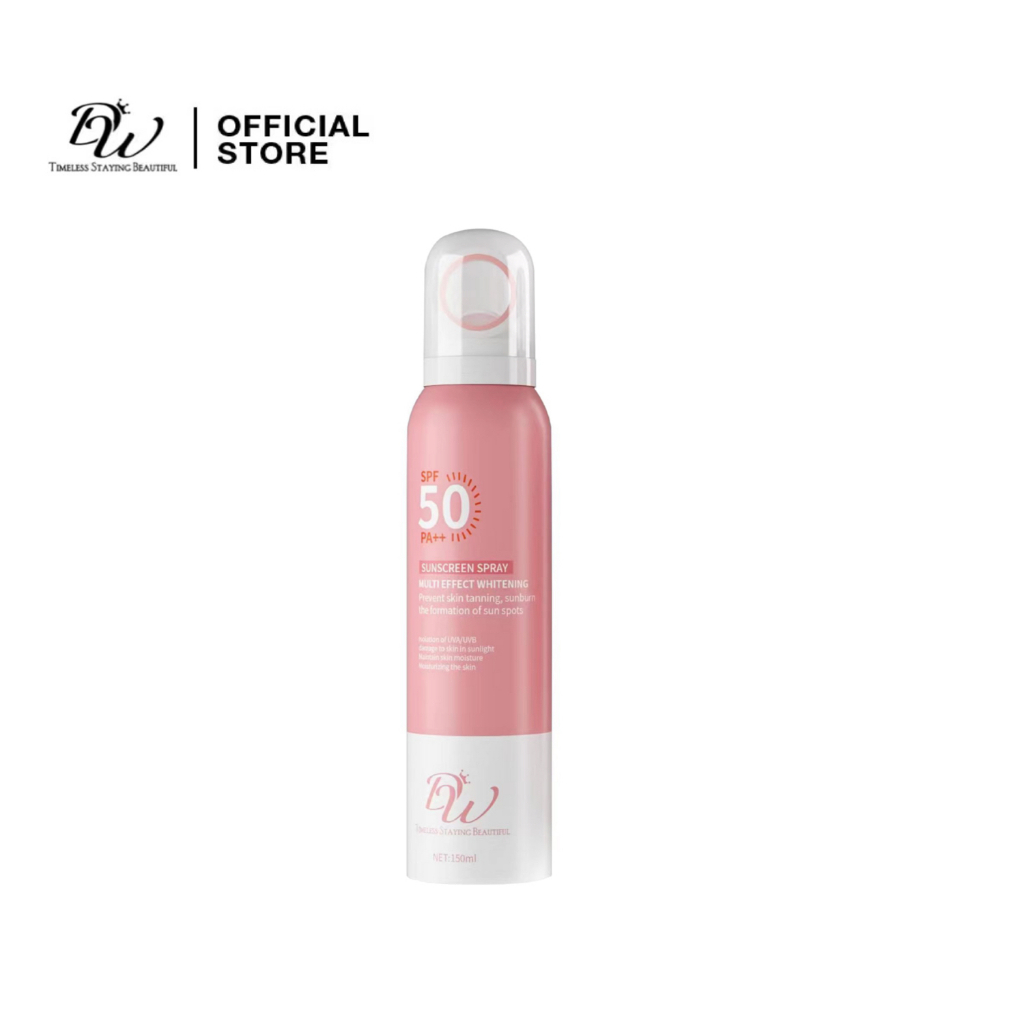 DW SPF50 PA++ Sunscreen Spray 150ml | Waterproof UV Protection | Shopee ...