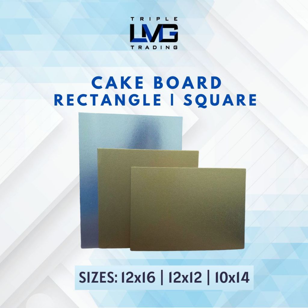 CAKE BOARD ( RECTANGLE & SQUARE SHAPE ) | Shopee Philippines