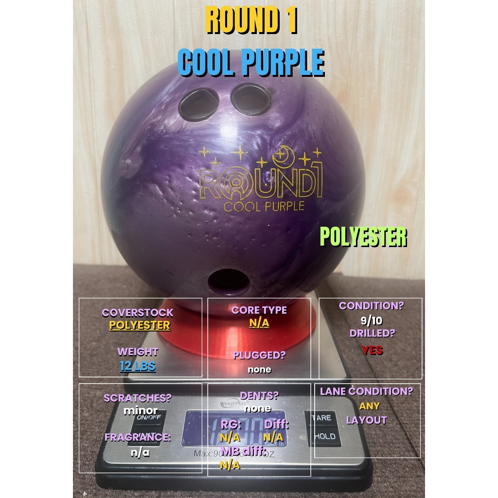 Round 1 Bowling Ball (Used/Bnew) | Shopee Philippines