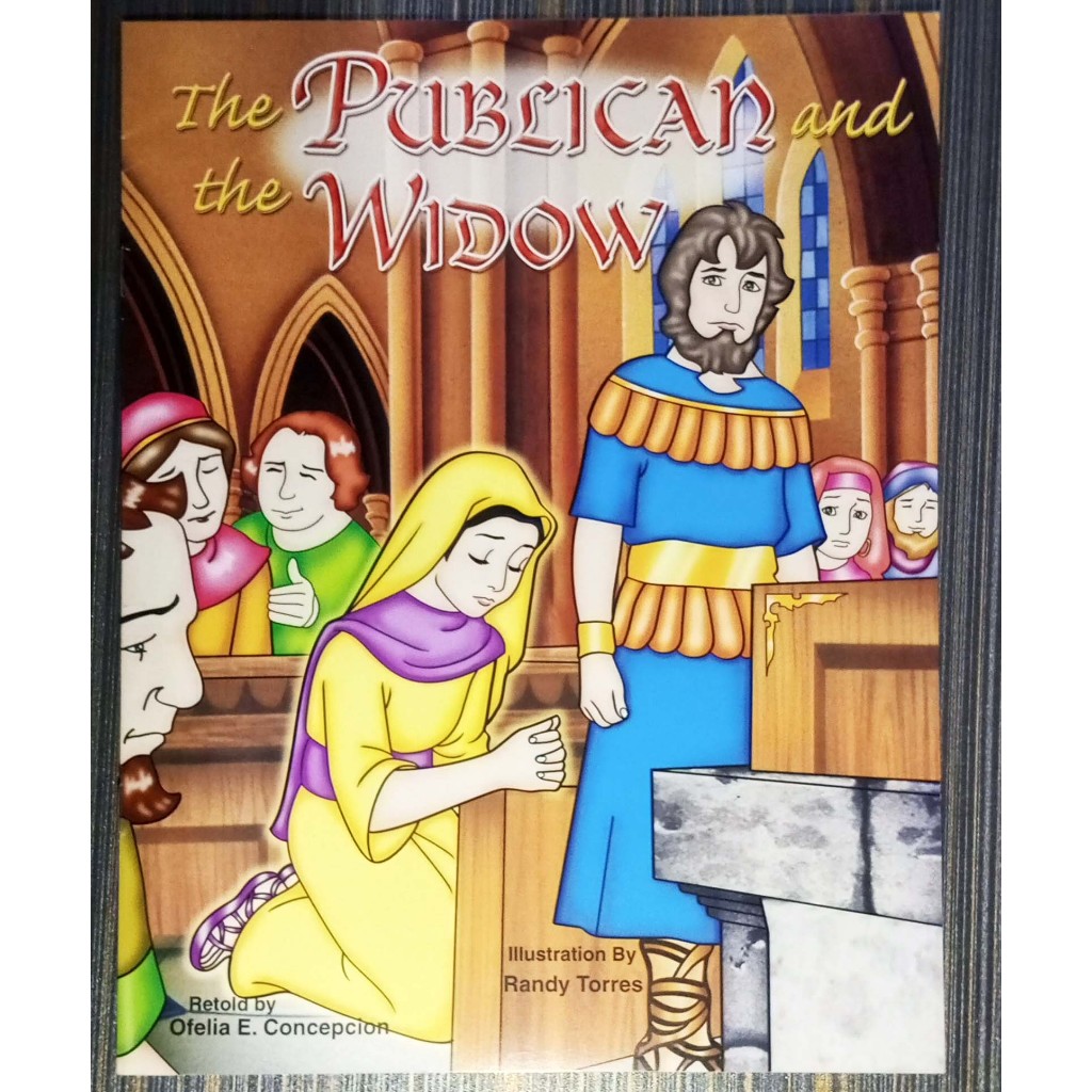 Bible Story Book / Coloring Book Tagalog English (The Publican and the ...