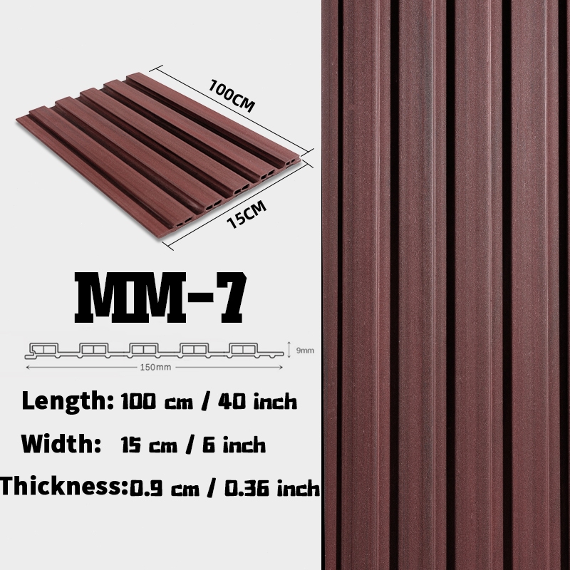 【ISLAND】Solid Wood Wall Panels WPC Fluted Panels Fluted Wallpaper for ...