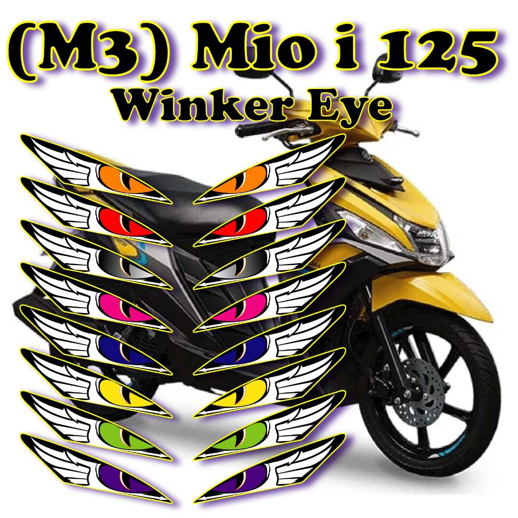 Yamaha Mio i 125 M3 Winker Eye Transparent Eagle Eye Game Changer ...