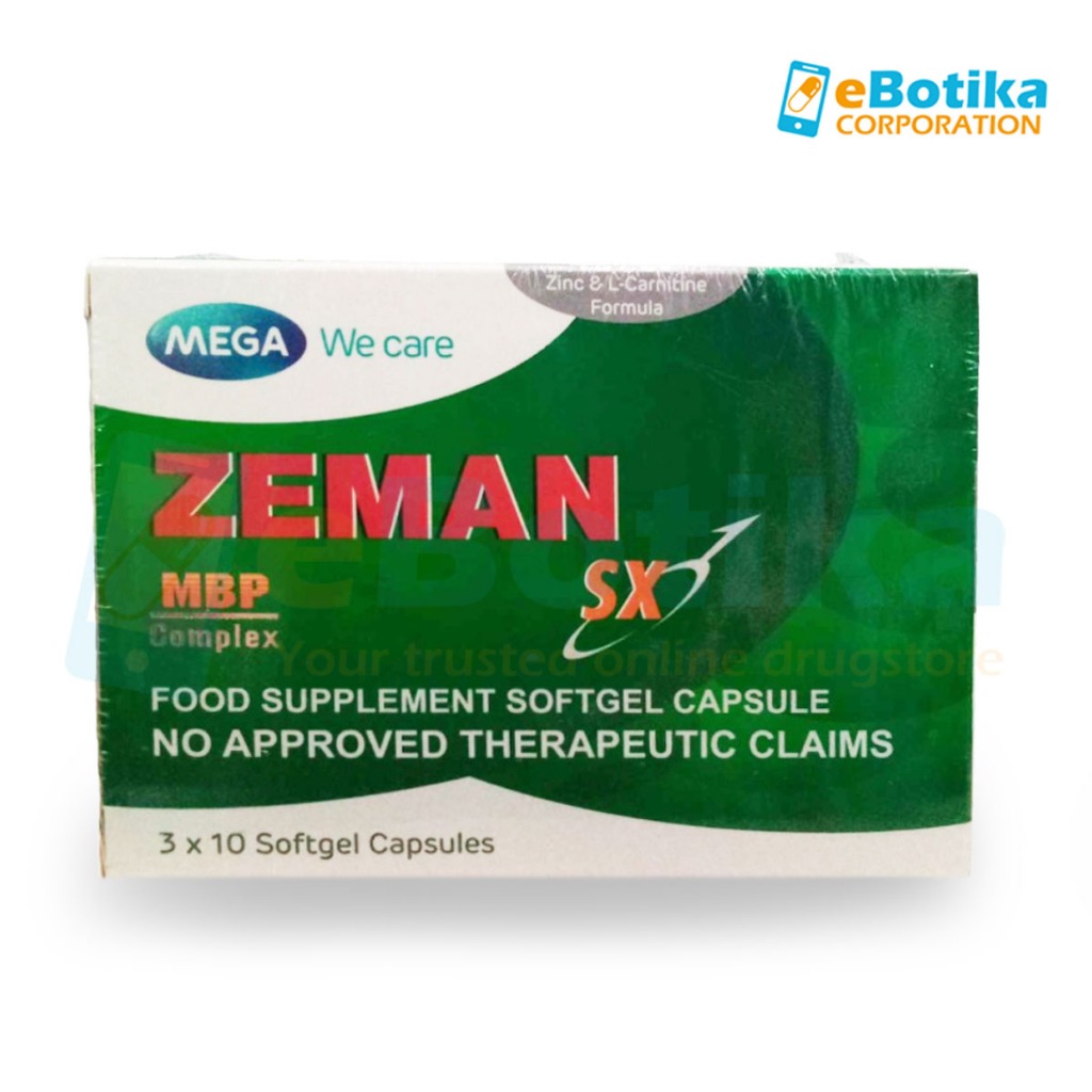 ZEMAN SX Food Supplement (30pcs/Box) | Shopee Philippines