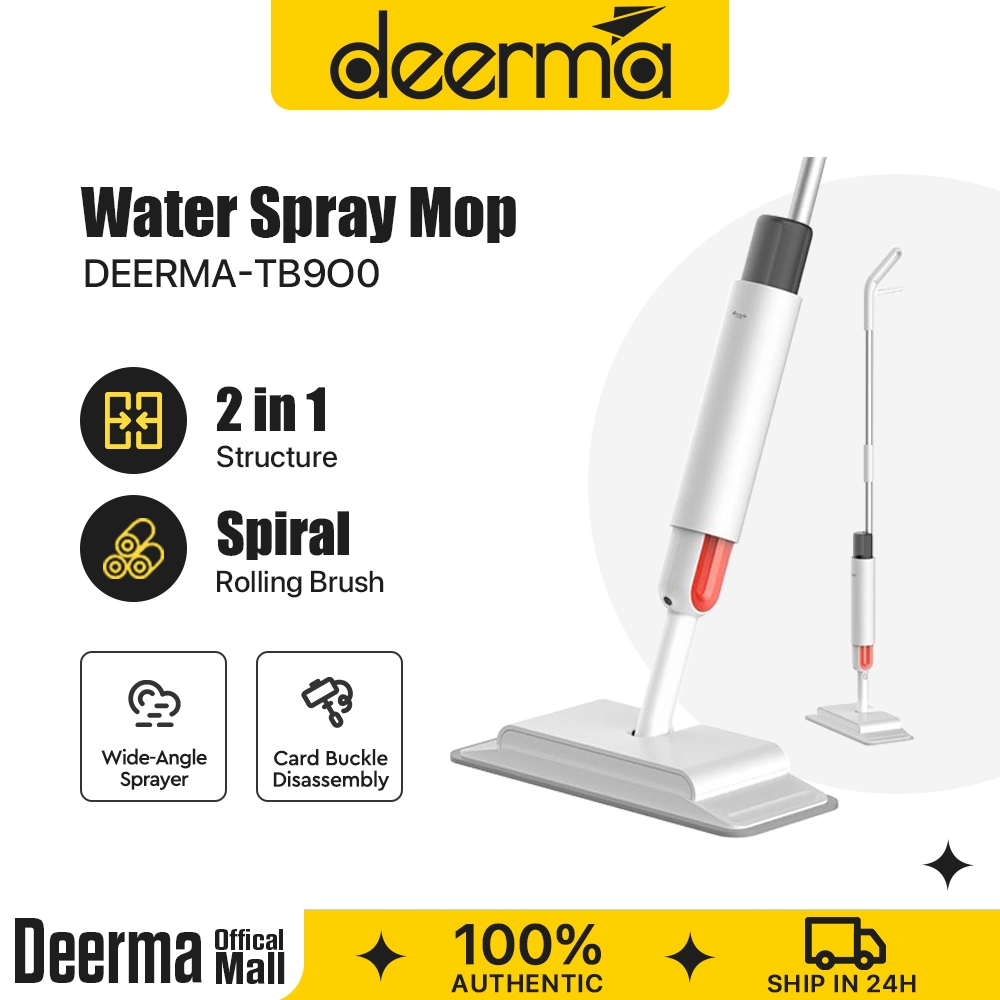 Deerma Mop Sweep Function Mop Integrated with Water Spray 2in1 Mop ...