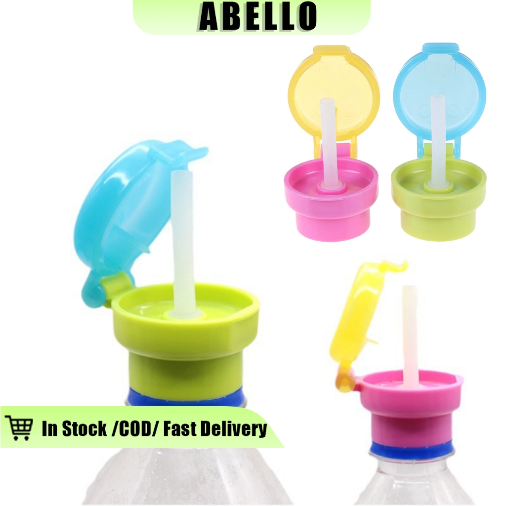Portable Drinking Straw Cover Juice Soda Bottle Cap Kids Safe Drink ...