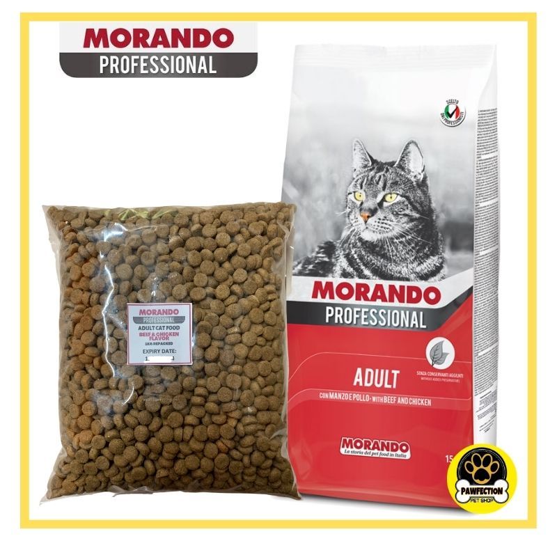 Morando Professional adult cat food (BEEF & CHICKEN FLAVOR) 1 KILO ...