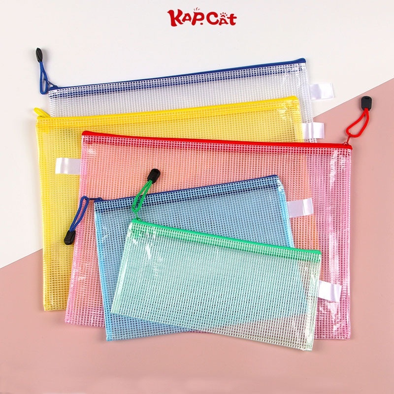 KAP.CAP A6 /A5/B4 GRID ENVELOPE RANDOM COLORS | Shopee Philippines