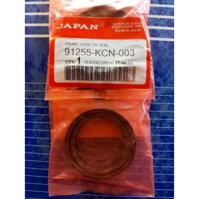 FRONT FORK OIL SEAL XLR200/SINSKI 37-50-11 (91255-KCN-003) | Shopee Philippines