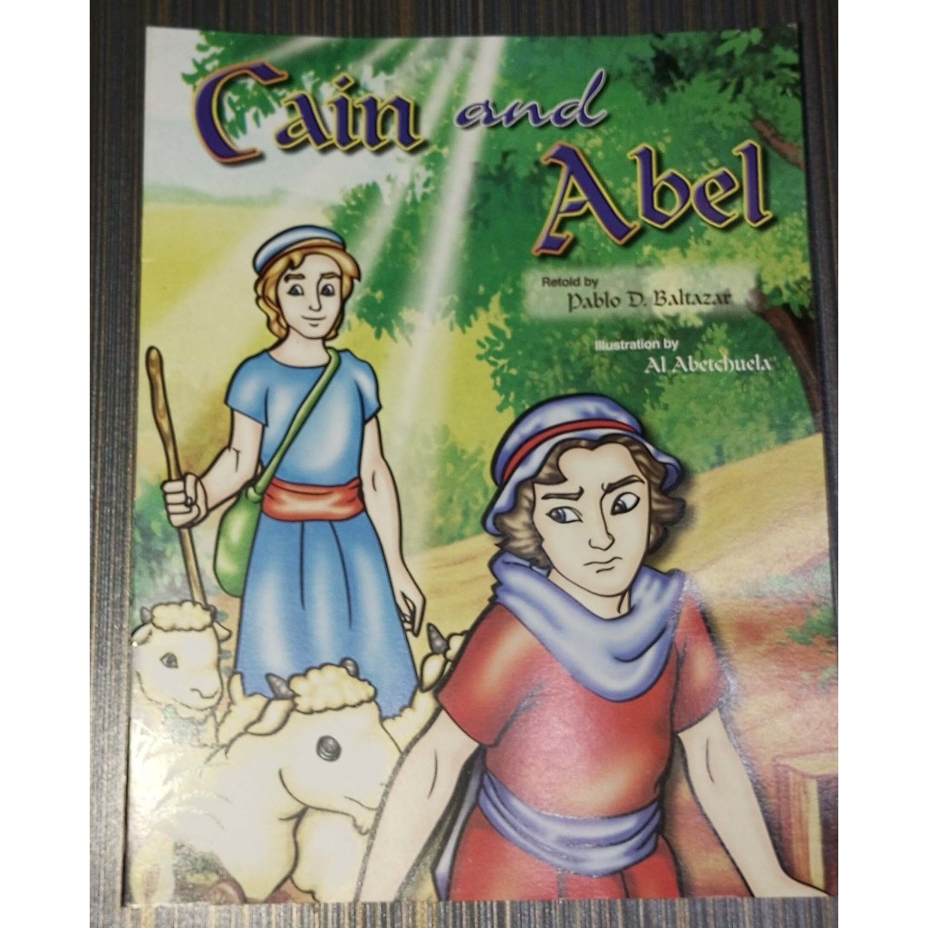 Bible Story Book / Coloring Book Tagalog English (Cain and Abel ...