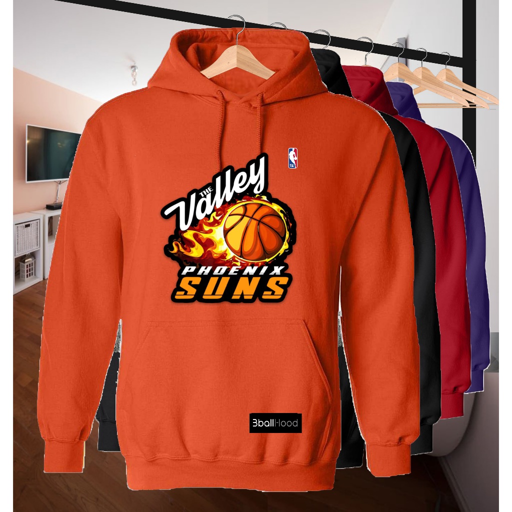 Hoodie Jacket Phoenix Suns Orange The Valley NBA Pullover Sweater ...