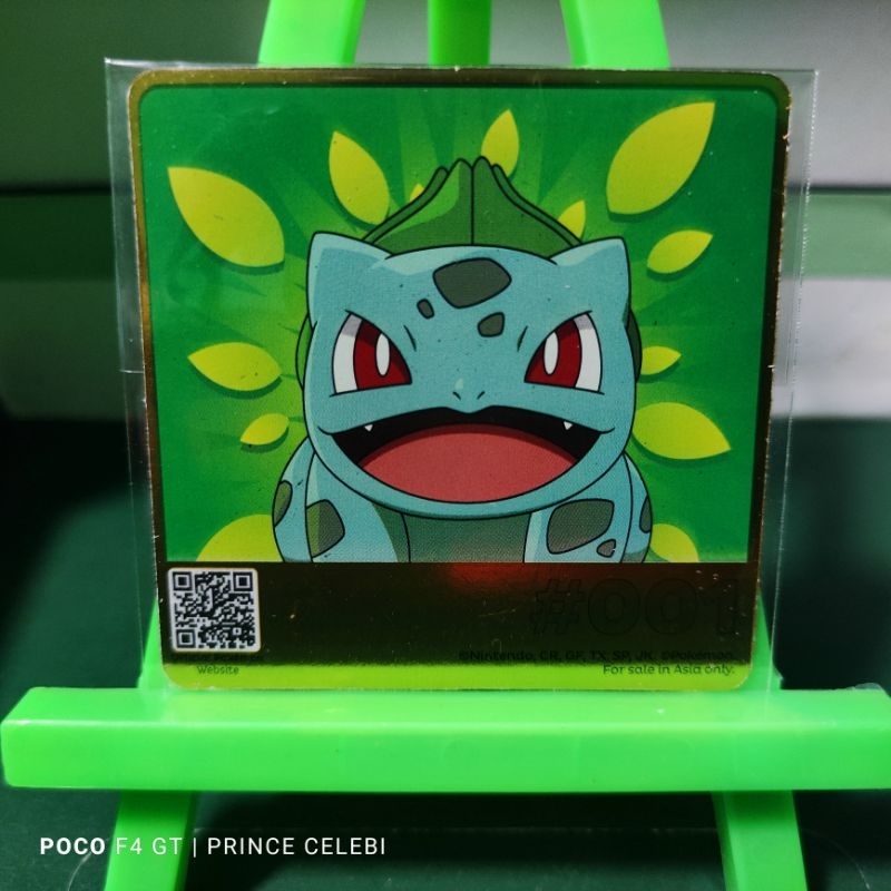 Pokemon Oreo Card - Bulbasaur | Shopee Philippines