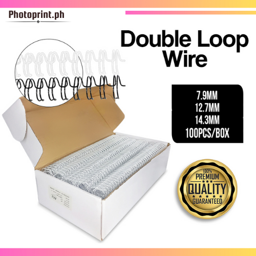 Double Loop Wire Metal Ring Binder A4 Binding | Wire Ring Pitch: 3:1 ...