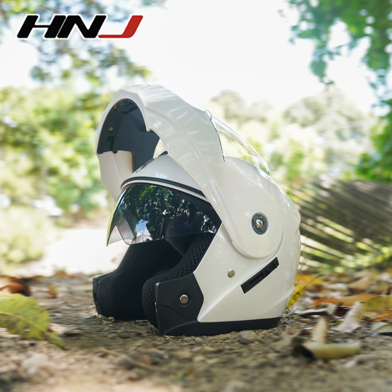 HNJ YM-920 modular helmet for motorcycle dual visor full face for women ...