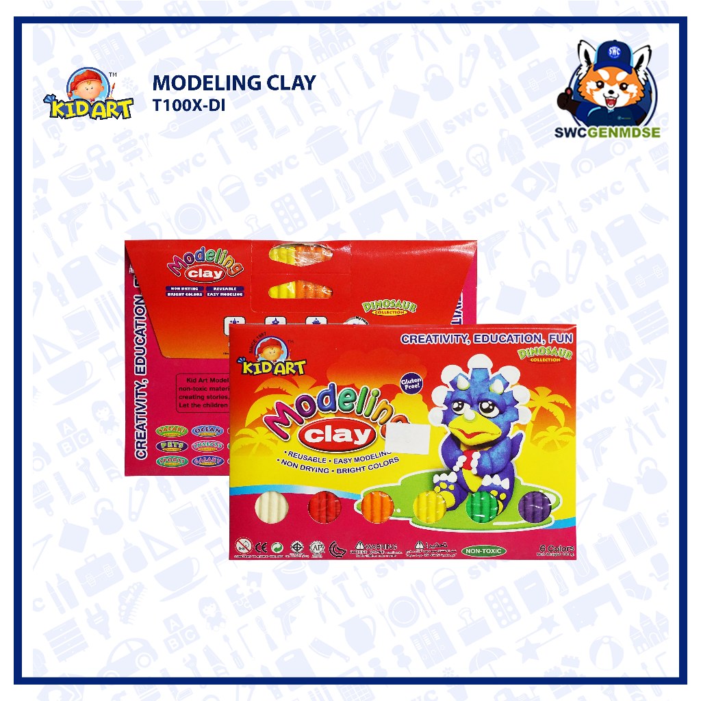 KID ART Modeling Clay | 6 Colors | 100g | Shopee Philippines