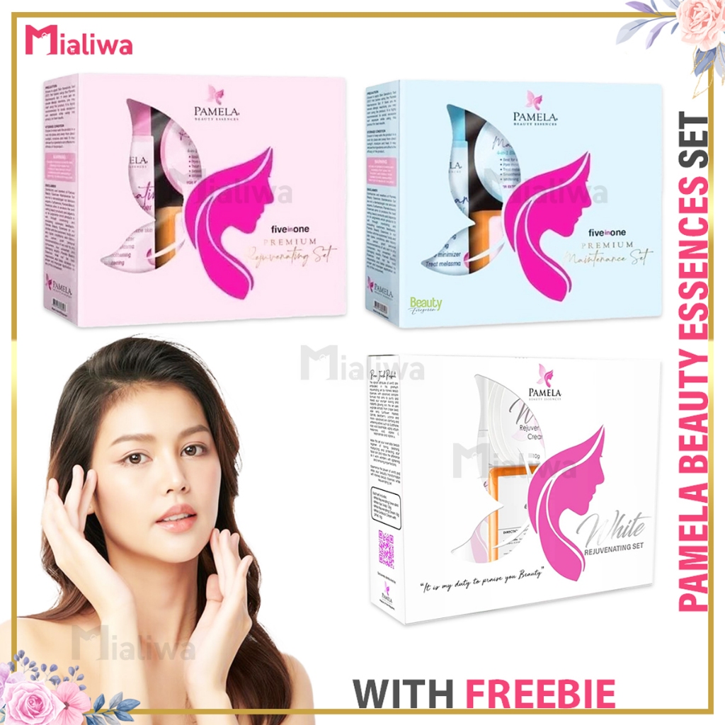 Pamela Rejuvenating & Maintenance Set, Pampaputi Whitening Moisturizing ...