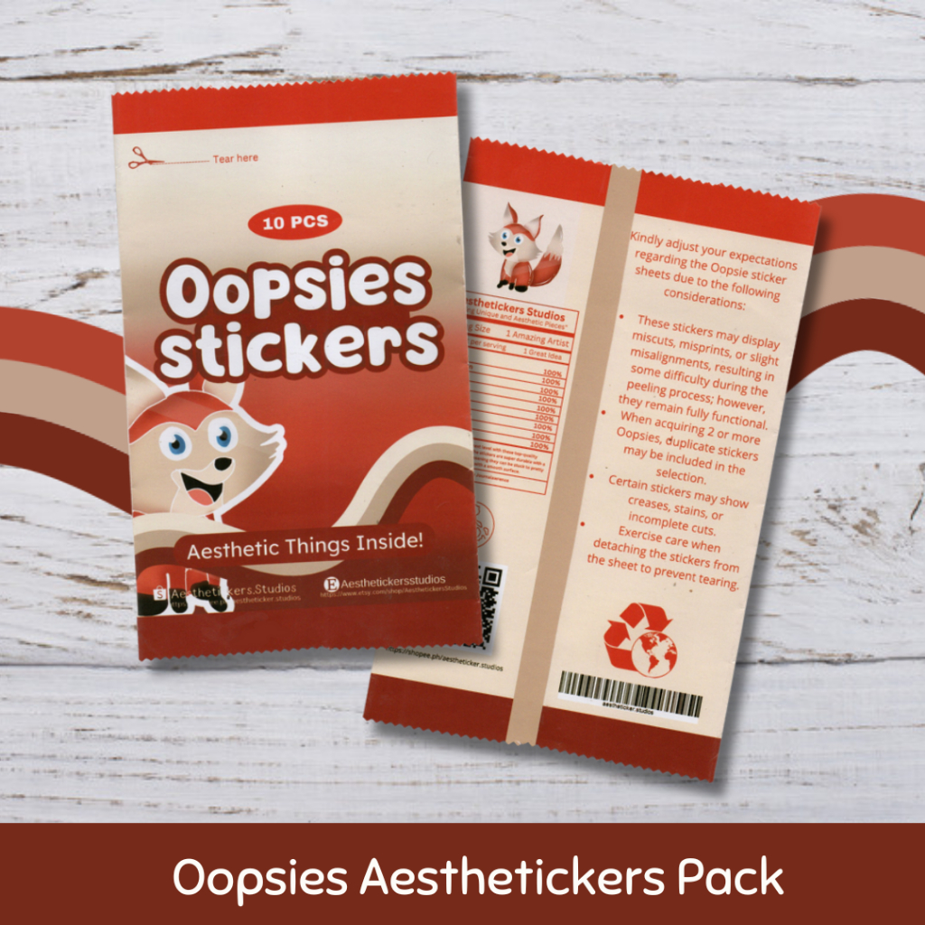 Aesthetickers Oopsie Packs (10 pcs) | Shopee Philippines