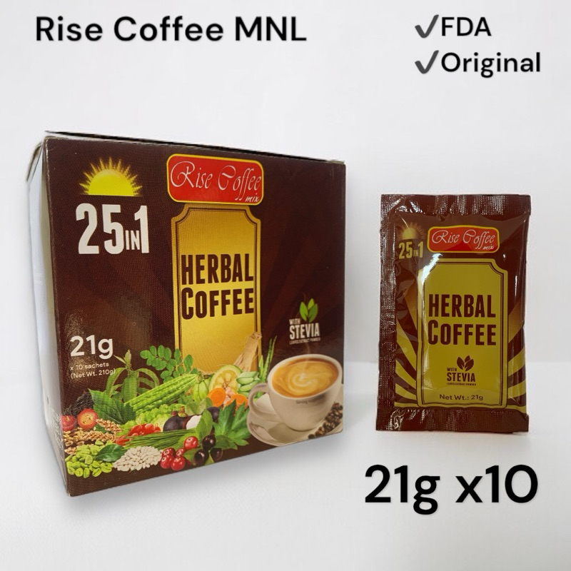 Rise Coffee Herbal Mix 25 in 1 | Shopee Philippines