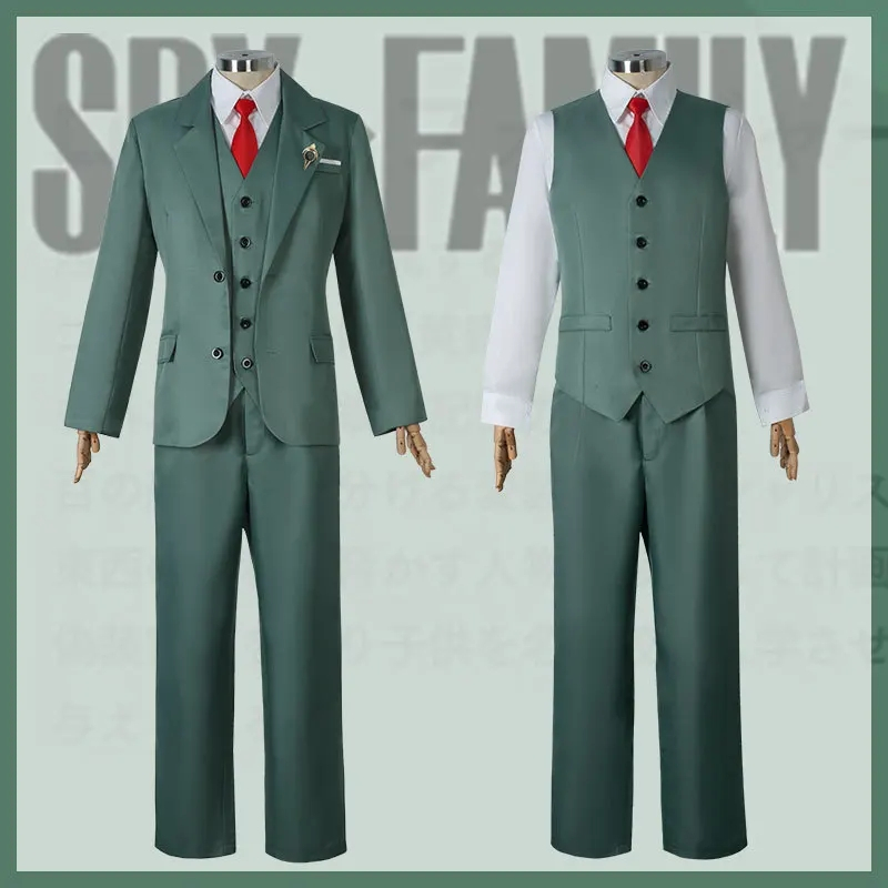 Anime Cosplay Costume Uniform Outfit Full Set Halloween Party For Mens ...