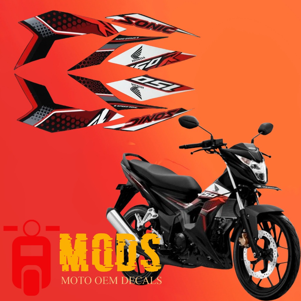 HONDA RS 150 2020 (SONIC VERSION) Stock Decal/Sticker | Shopee Philippines