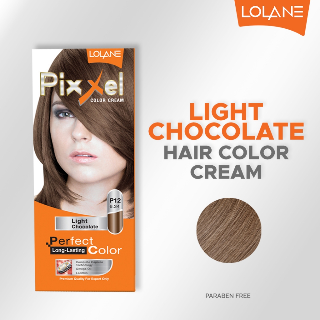LOLANE Hair Color Pixxel in Light Chocolate P12 | Shopee Philippines