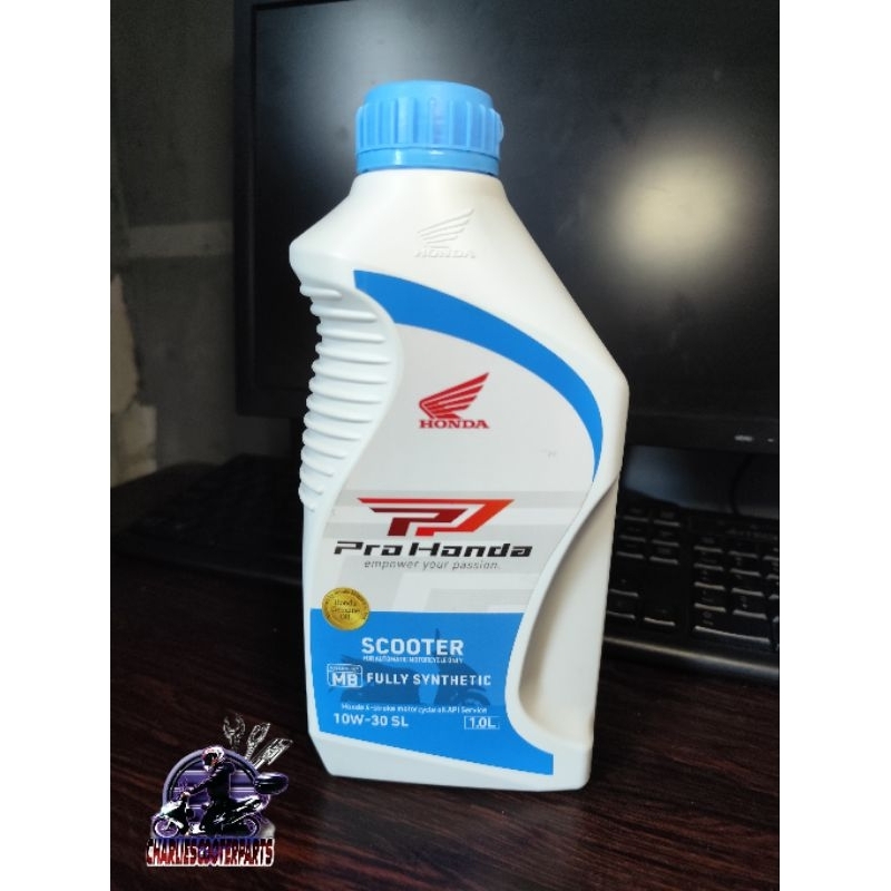 HONDA Scooter Oil (GENUINE) Fully Synthetic SL 10w30 MB Blue Cap ...
