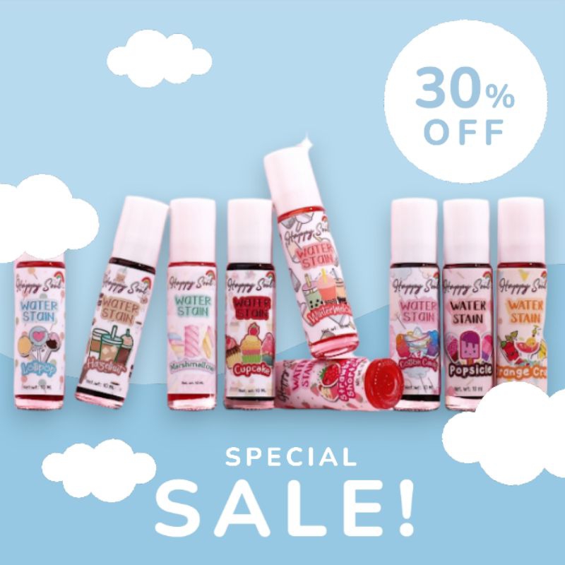 HAPPY SOUL WATER STAIN CHEEKS & LIP TINT 10 ML (WITH POUCH) | Shopee ...
