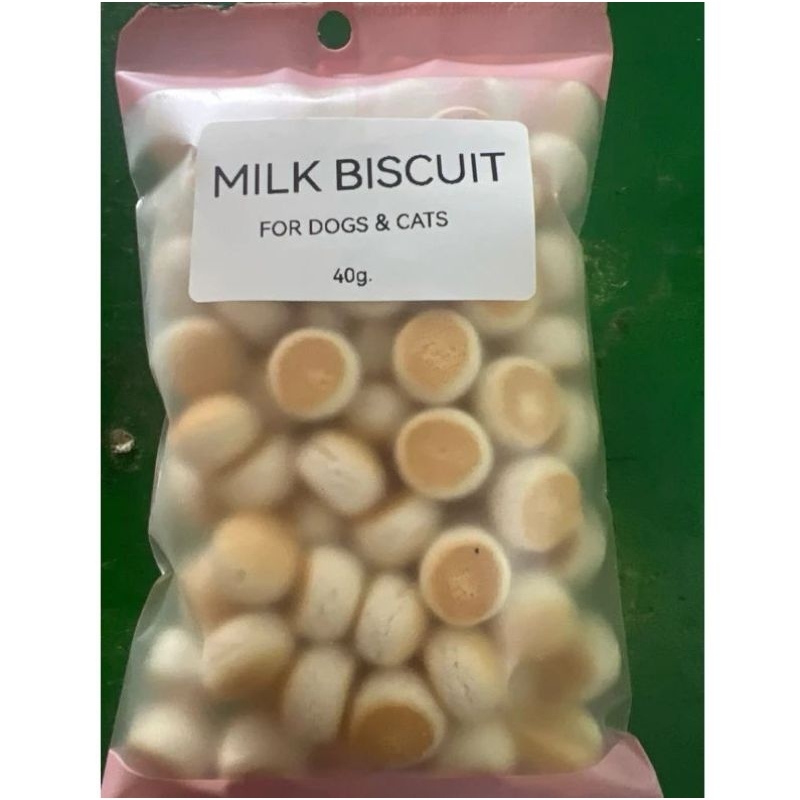 MILK BISCUIT for cat and dog 40g | Shopee Philippines