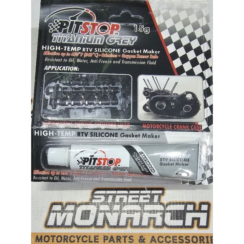 PITSTOP TITANIUM GREY SILICON GASKET MAKER (HI-TEMP) | Shopee Philippines