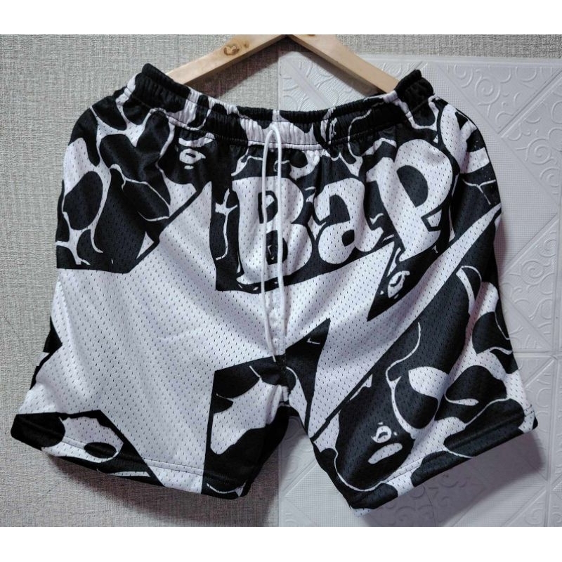 BAPE MESH SHORT SUBLIMATION PRINT | Shopee Philippines
