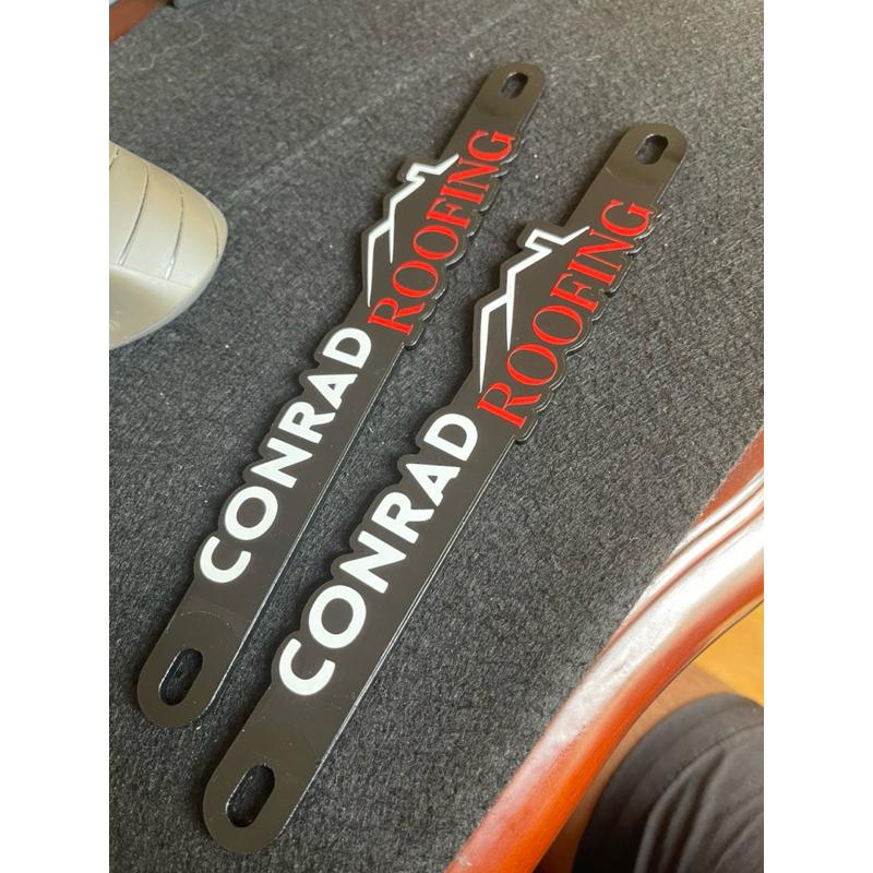 Customized Plate Number Badge & Frame | Shopee Philippines