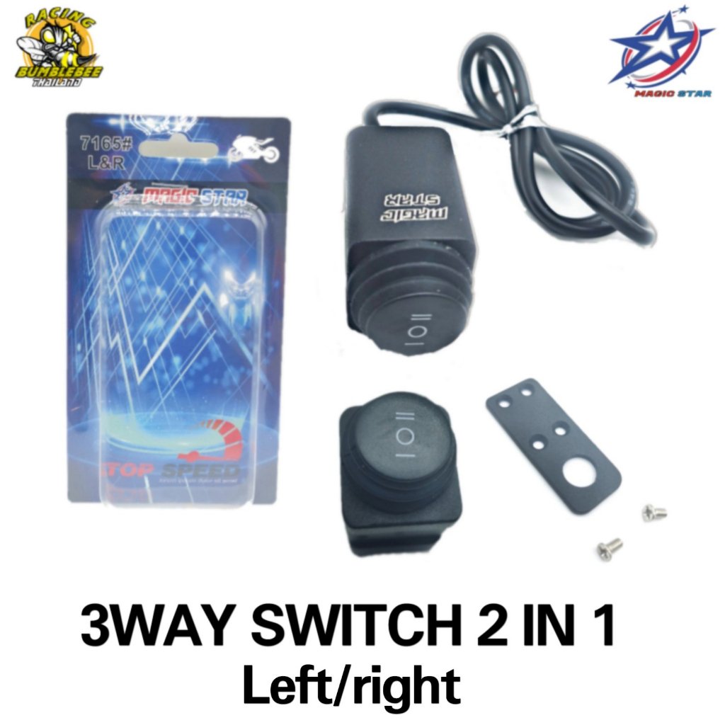 2IN1 SWITCH FOR MINIDRIVING LIGHTT UNIVERSAL( mirror type and clamp ...