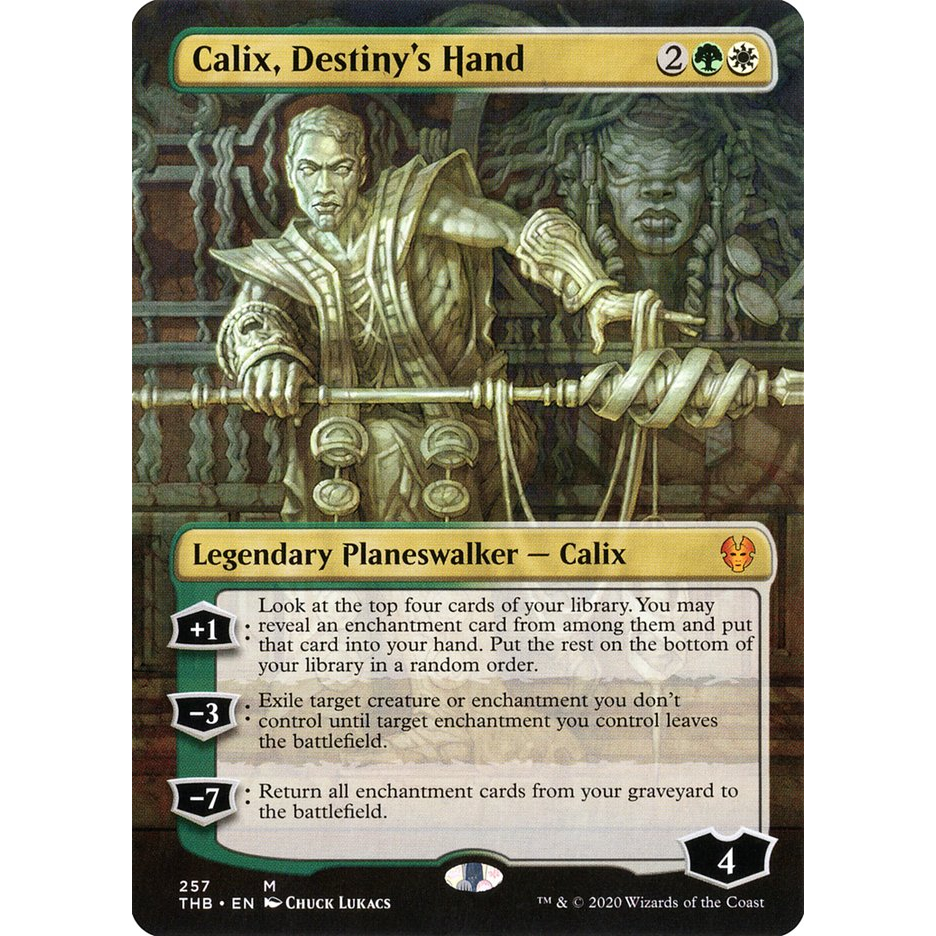 Calix, Destiny's Hand - Planeswalker - Near Mint - Borderless - THB ...