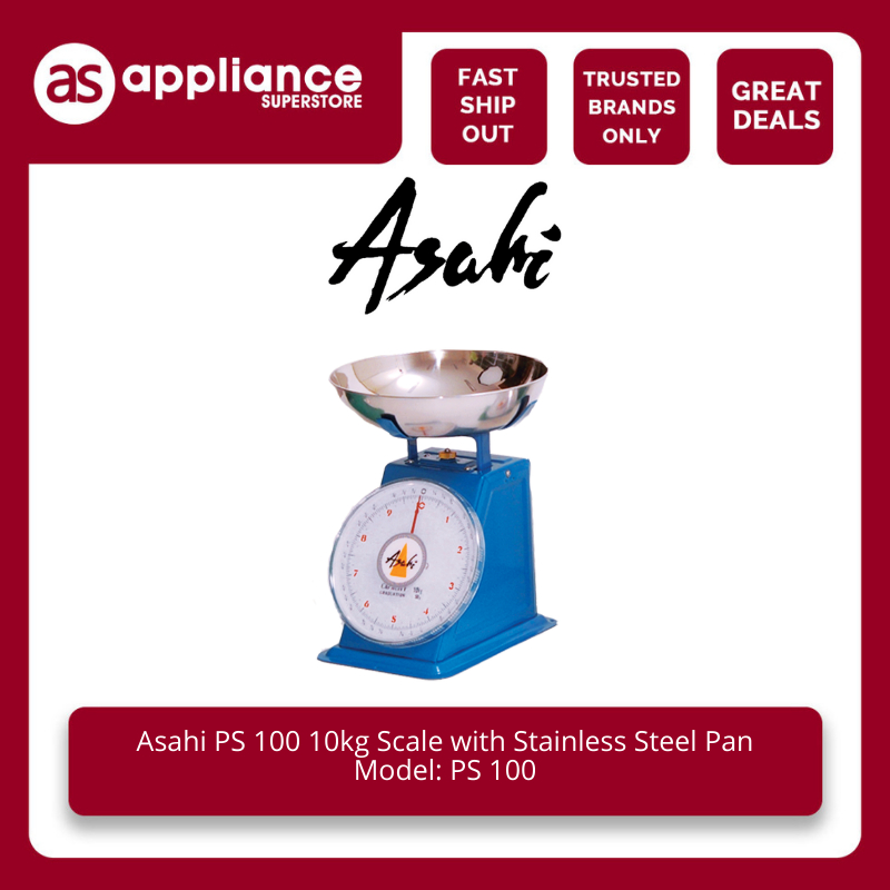Asahi PS-100 10kg Scale with Stainless Steel Pan | Shopee Philippines