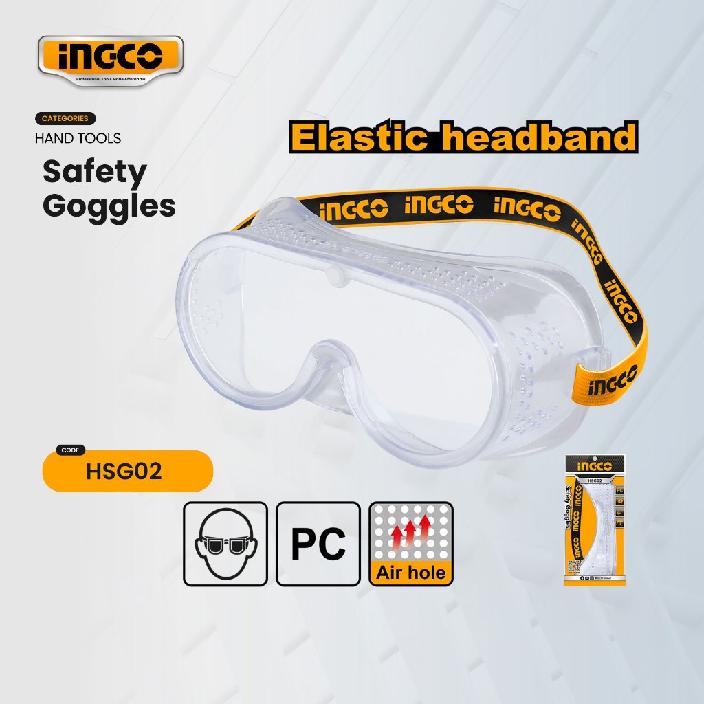 Ingco Safety Goggles Eye Protection Shield HSG02 IHT | Shopee Philippines