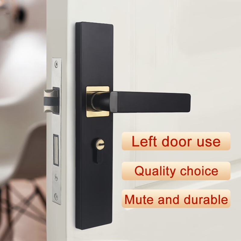 Aluminum Door Lock With Key Door Knob Main Door Double Lock Set Bedroom ...