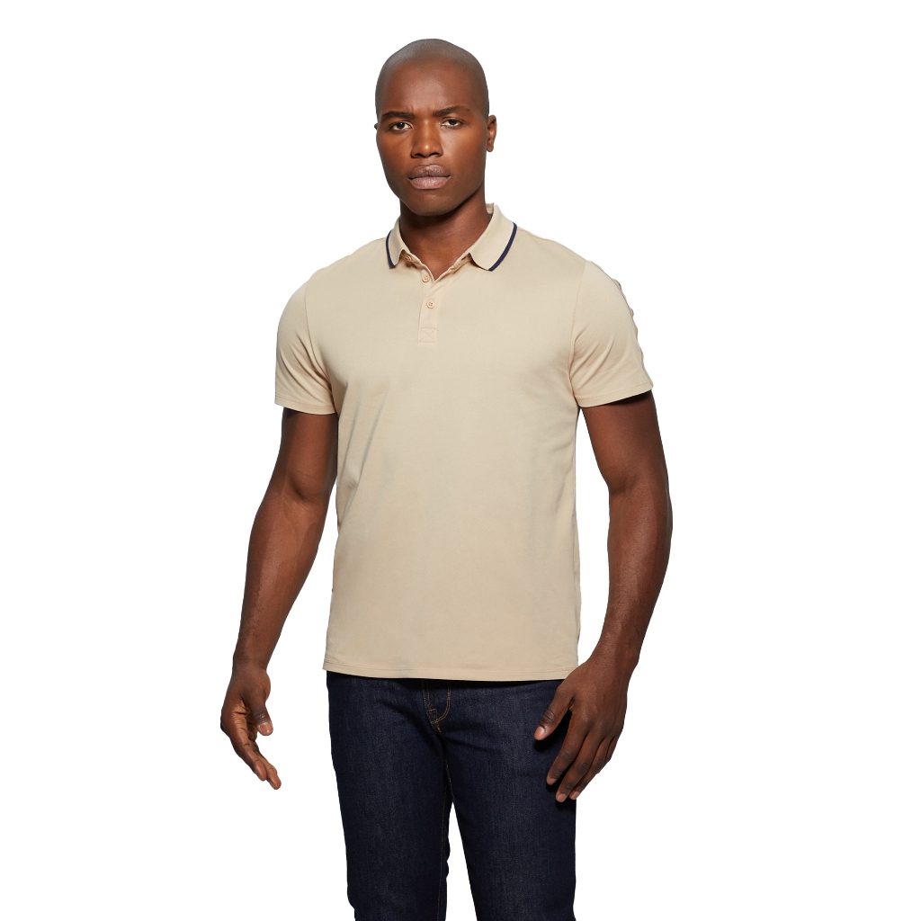 Guess Paul Pique Tape Polo | Shopee Philippines