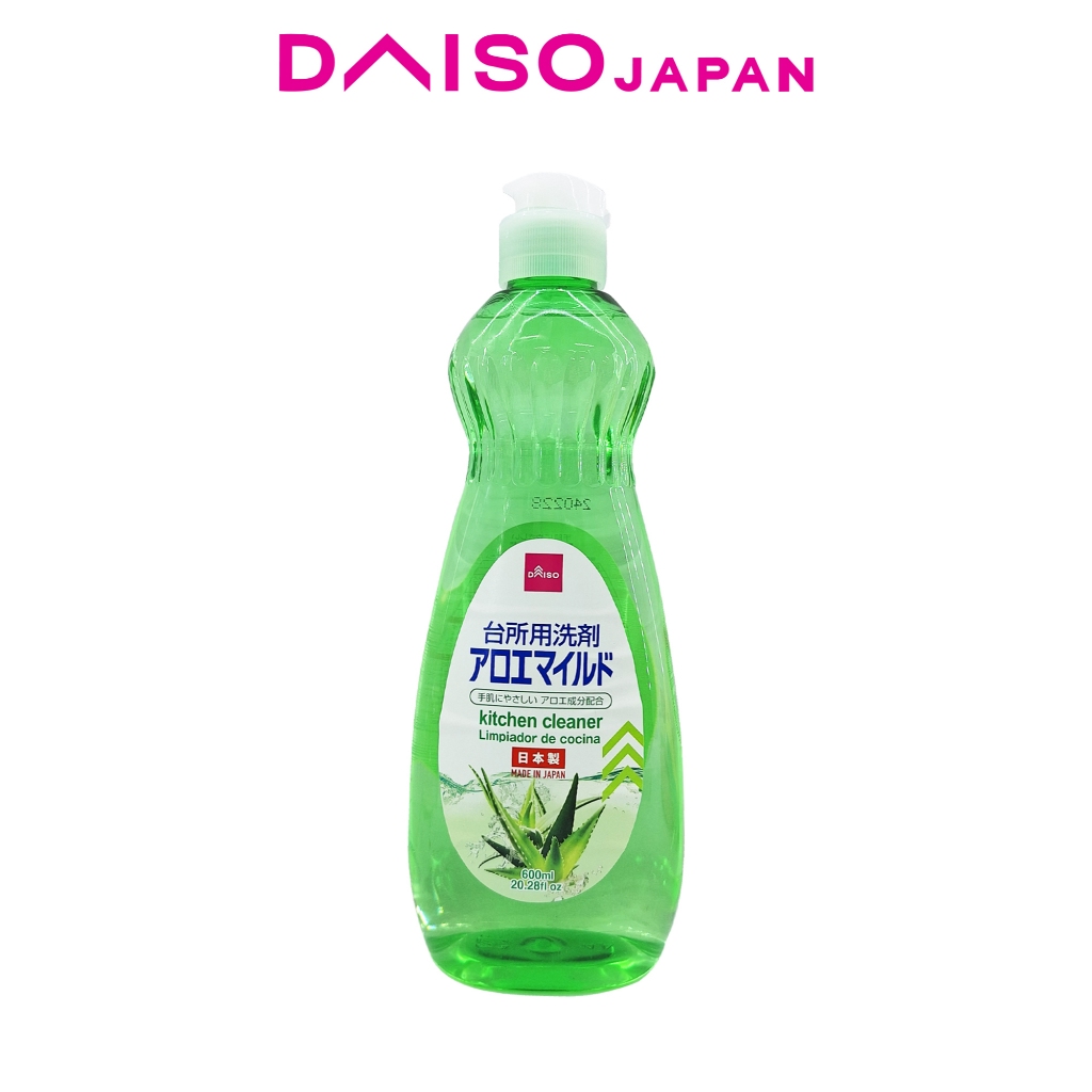 Daiso Mild Aloe Dishwashing Liquid (600ml) | Shopee Philippines