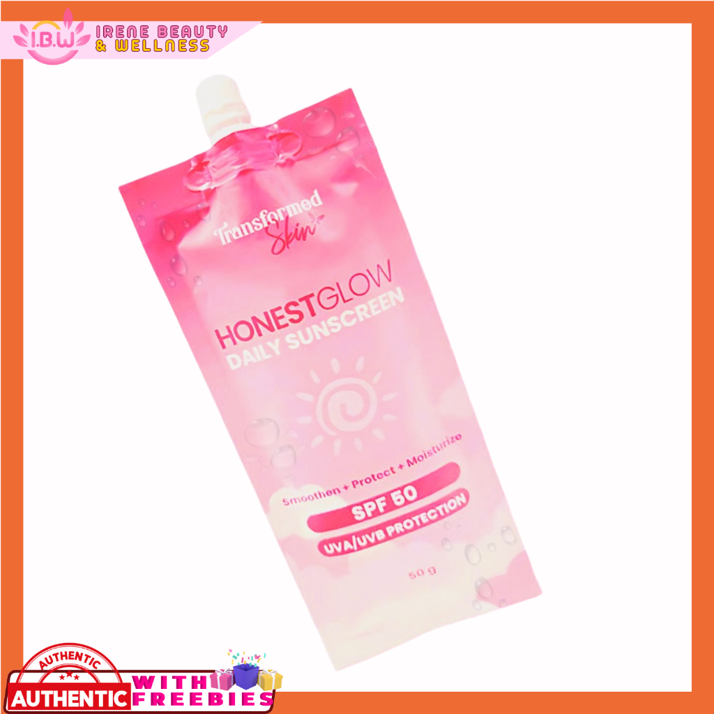 Honest Glow Daily Sunscreen SPF50 50g PINK | Shopee Philippines