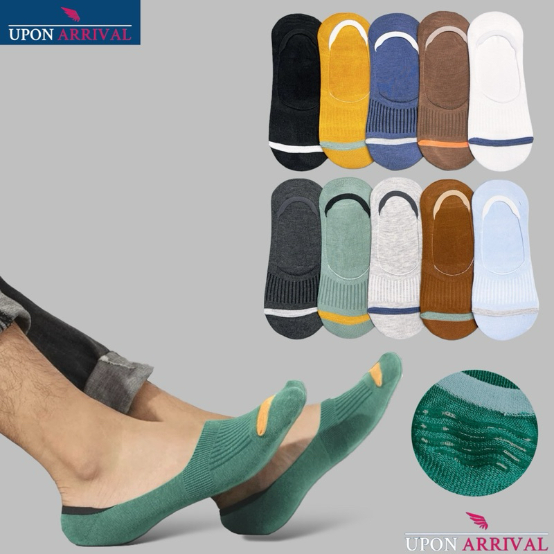 Men And Women Invisible Foot Cover Socks w/ Anti-slip Gel Sport Fashion ...