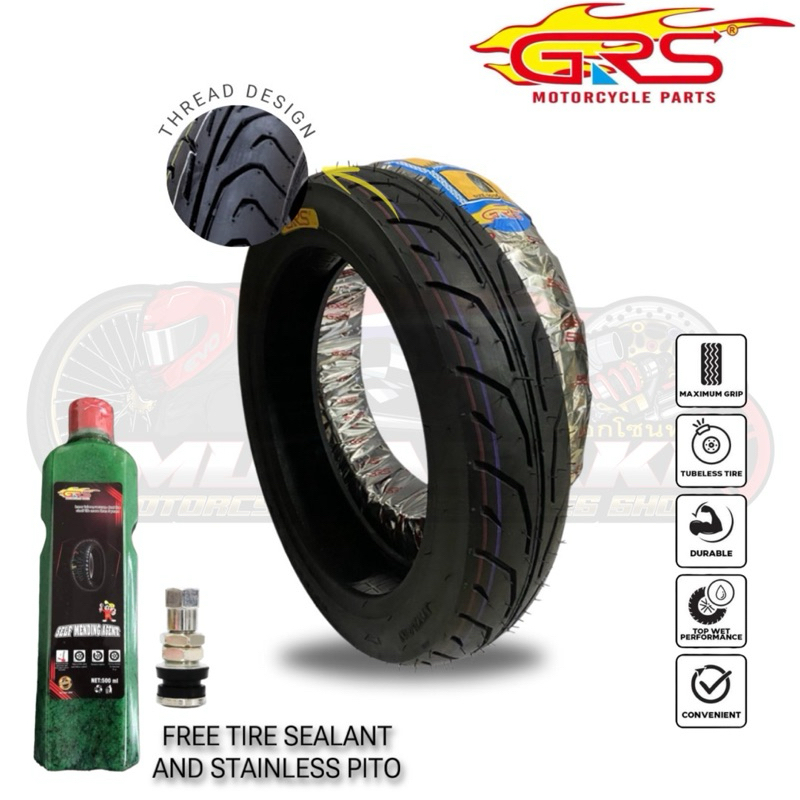 WHOLESALE GRS MOTORCYCLE TUBELESS TIRE WITH FREE SEALANT AND TUBELESS ...