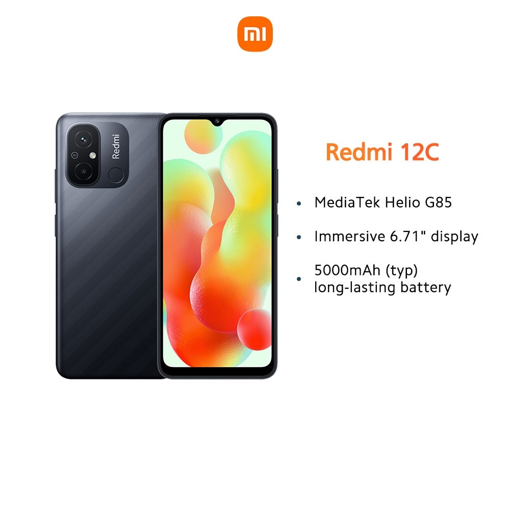 Xiaomi Redmi 12C Helio G85 Processor 3GB + 32GB | 4GB + 64GB | 6GB ...