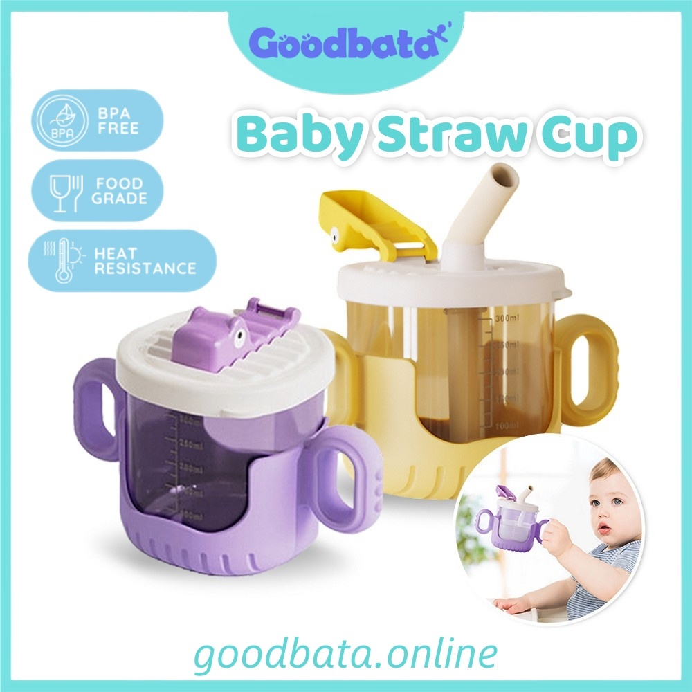 Goodbata 300ml Baby Sippy Cup Kids Feeding Drink Bottle Kids Learner ...