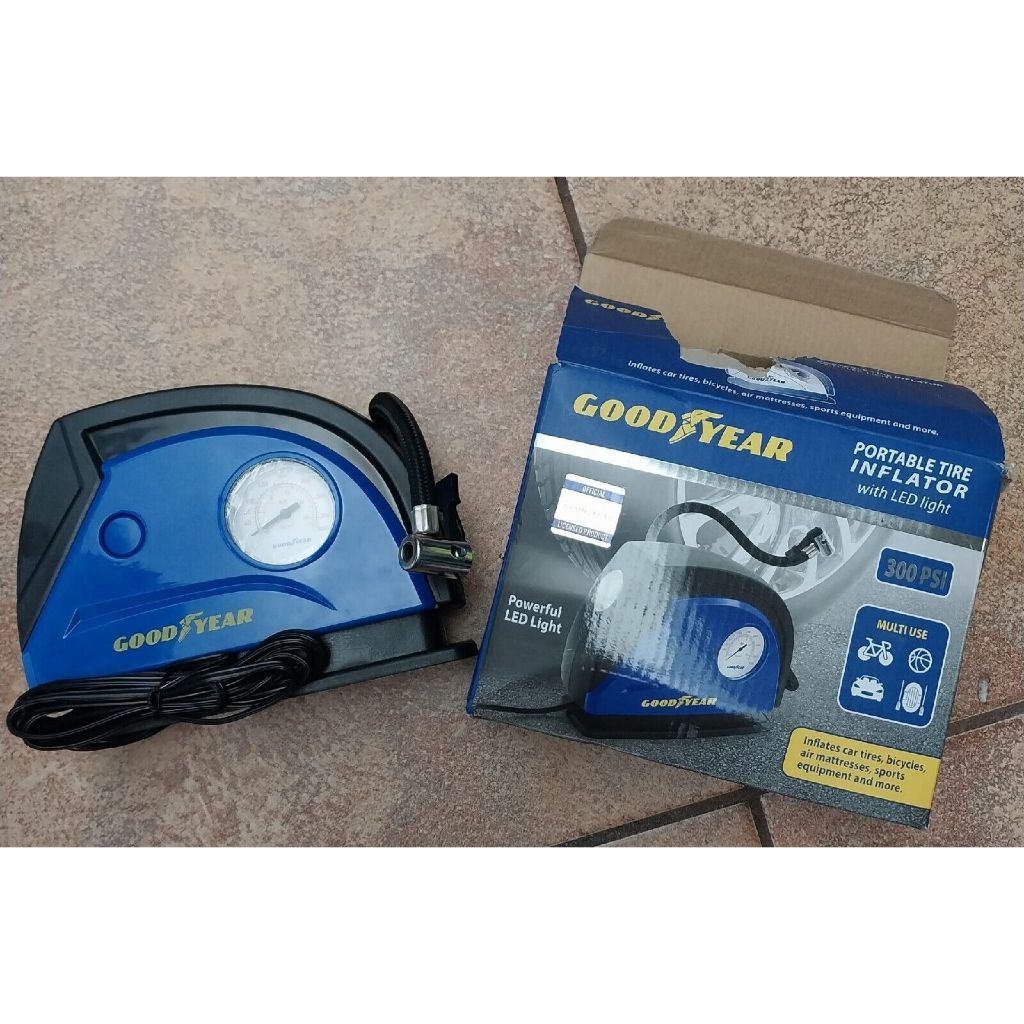 Goodyear 300 PSI Portable Tire Inflator Air Pump | Shopee Philippines