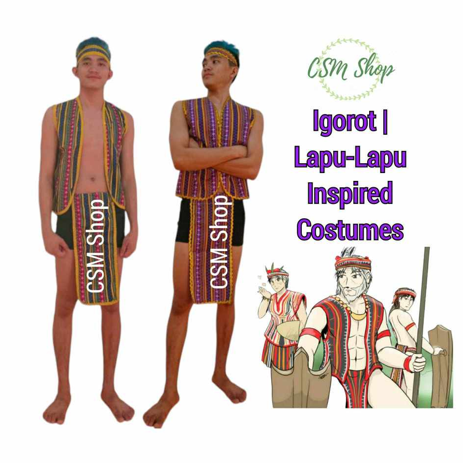 Indigenous | Native Filipino Costumes for BOYS - IGOROT | LAPU-LAPU ...