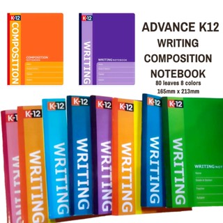 K12 WRITING AND COMPOSITION NOTEBOOK 80 leaves 10 PIECES 8 COLORS ...