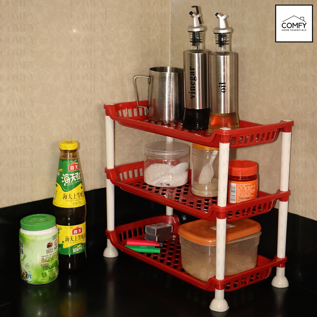 (3/4 Layers) Multi-purpose Utility Tray Rack Home Desk Kitchen ...