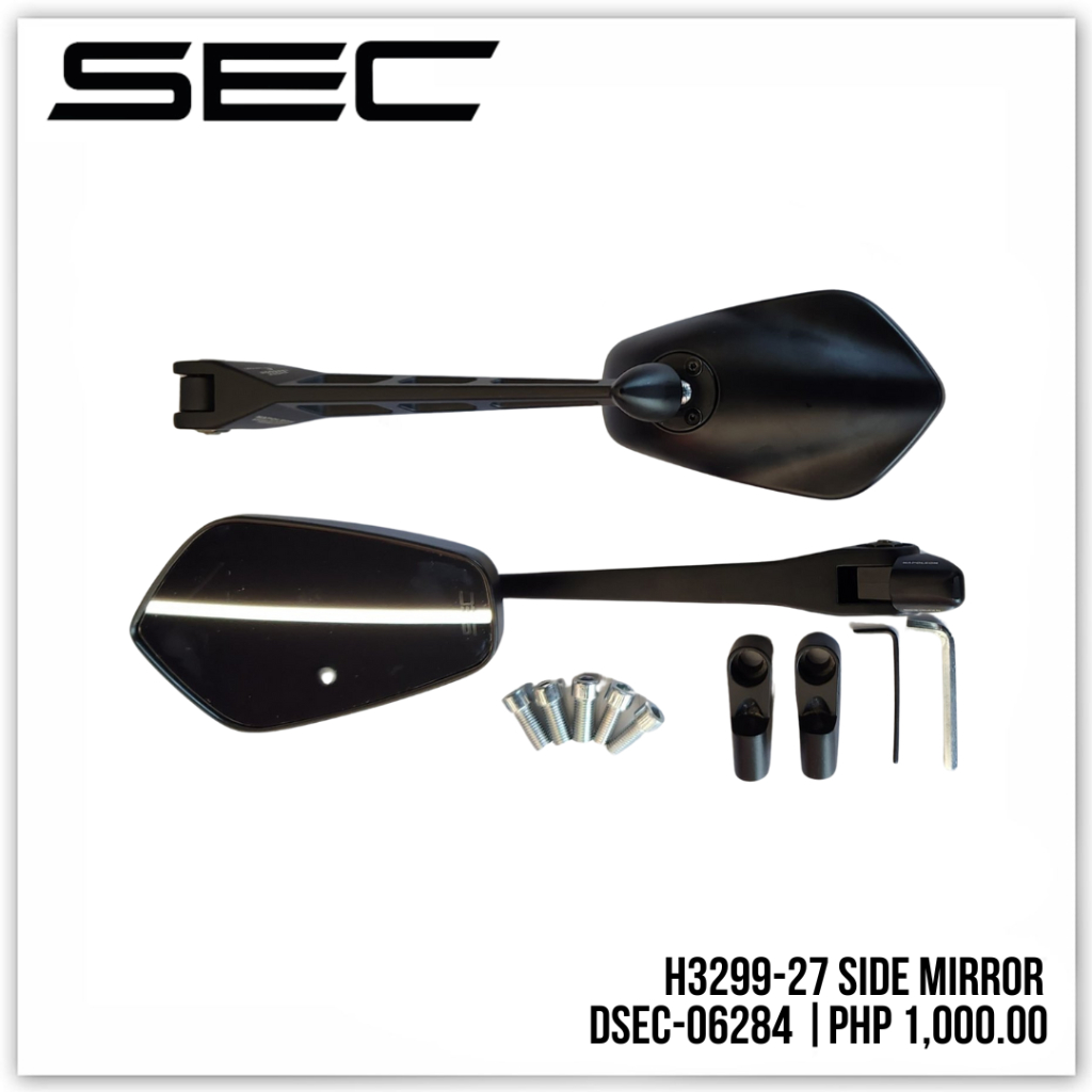 SEC Side Mirror for Motorcycle H3299-27 (DSEC-06284) | Shopee Philippines