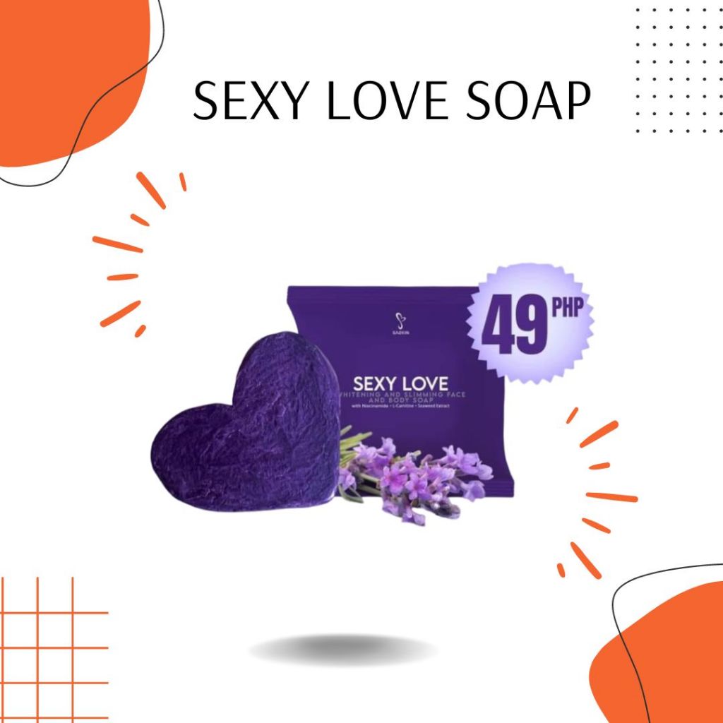 SASKIN Sexy Love Soap Whitening and Toning | Shopee Philippines