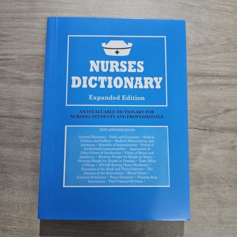 NURSES DICTIONARY expanded edition | Shopee Philippines