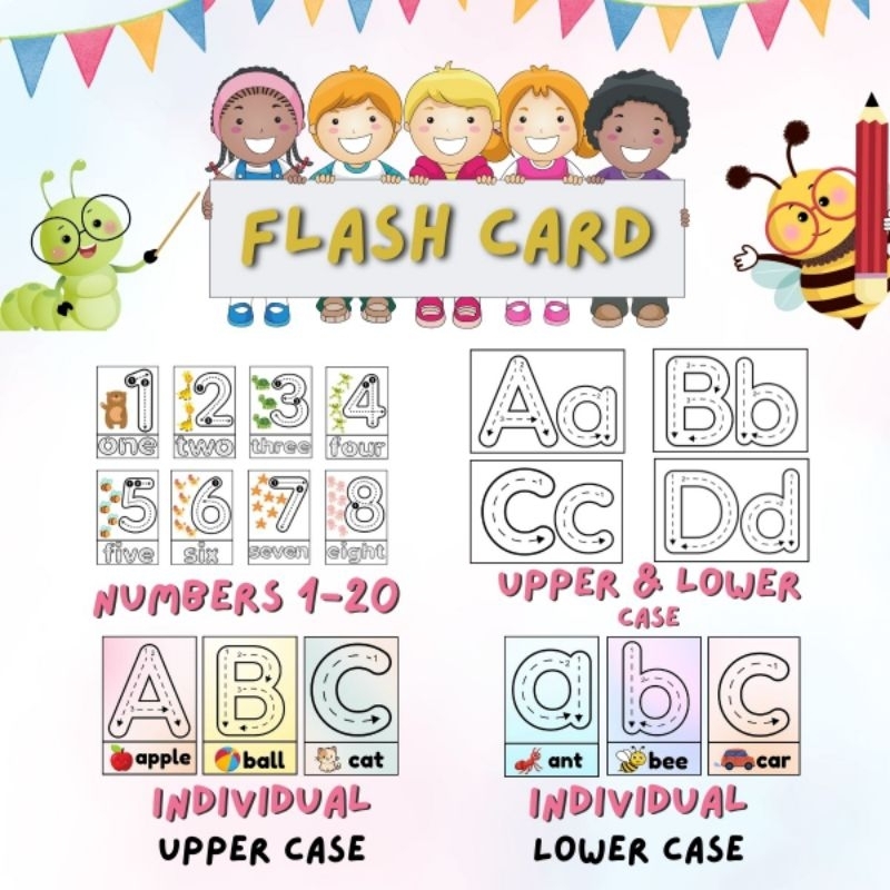 Tracing Flash Cards (laminated) | Shopee Philippines